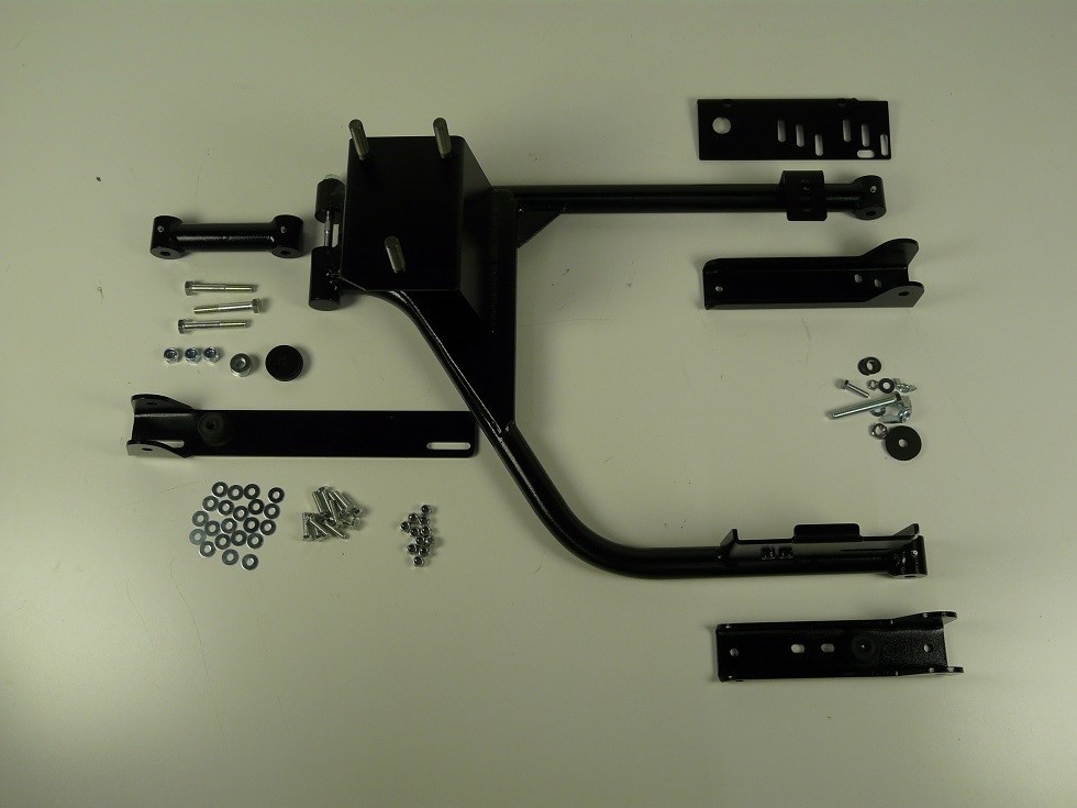 defender wheel carrier with hi-lift mount post 2002 - LRS Offroad